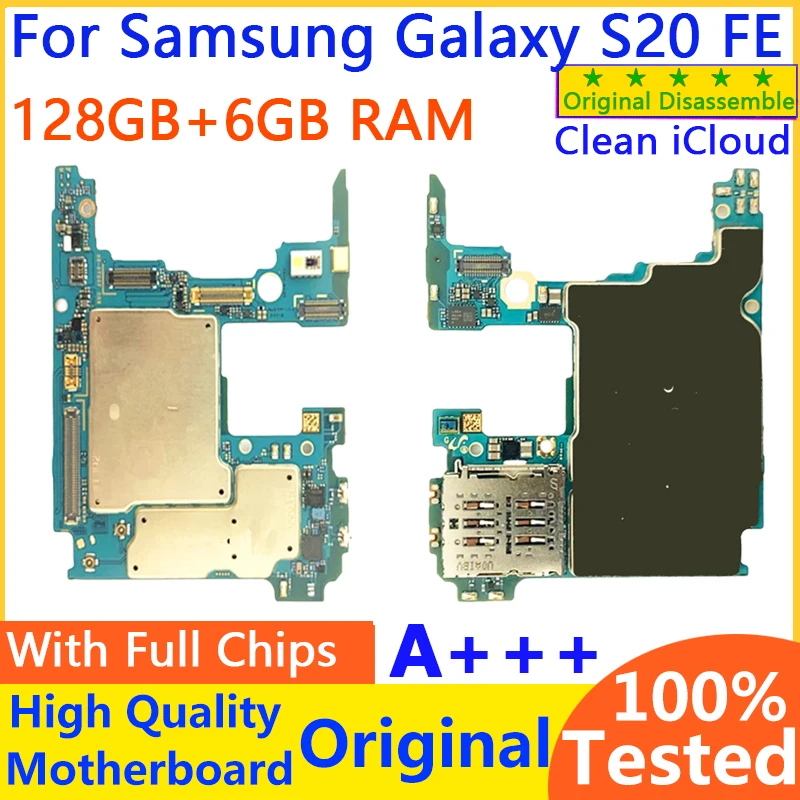 FOR S20 FE Unlock Motherboard G781F G781U original For Samsung Galaxy ...