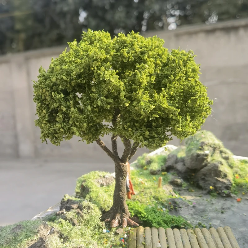 12cm-Wire-Tree-Model-Miniature-Landscape-Green-Tree-Decoration-Mountain ...