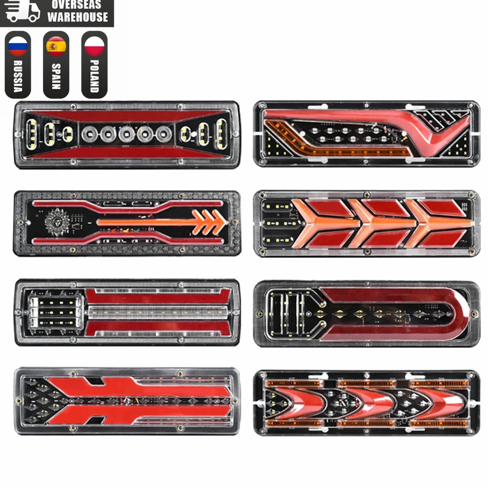 2-Pcs-Rear-Truck-Tail-Light-Bar-For-Trailer-Caracan-Boat-Pickup-RV ...