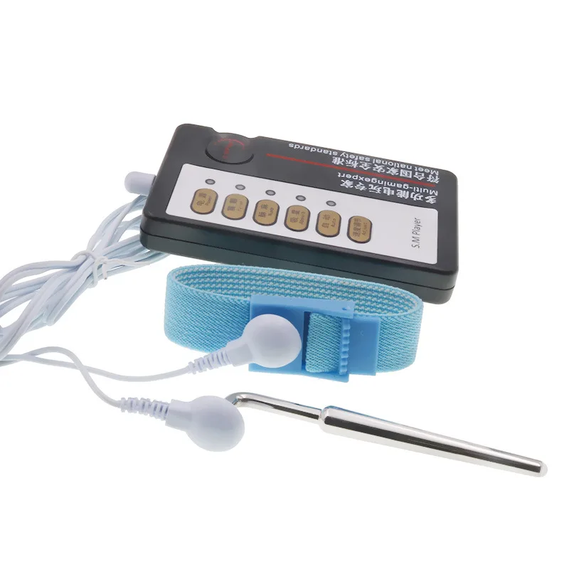 Electric-Shock-Urethral-Catheter-Sounds-Penis-Ring-Plug-Masturbation-E ...