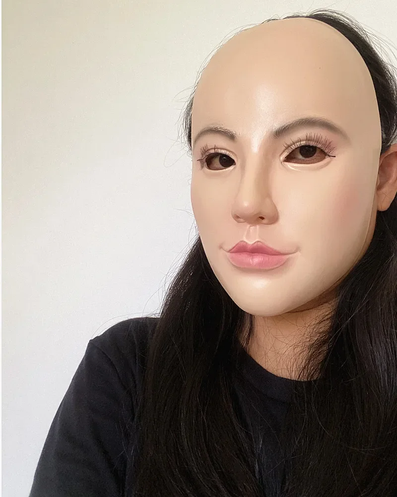 Cosplay-Realistic-Female-Mask-Women-Face-Latex-Mask-Fancy-Dress ...