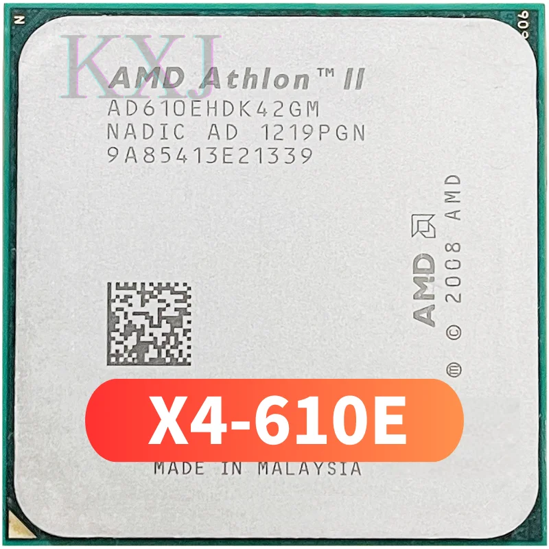 AMD 애슬론 II X4 610e 2.4 GHz 쿼드 코어 CPU 프로세서, AD610EHDK42GM 소켓 AM3