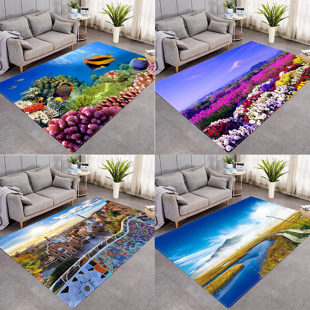 Carpet-natural-scenery-printed-floor-mat-living-room-large-area-carpet ...