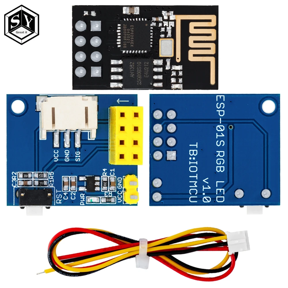 1PCS-ESP8266-ESP-01-ESP-01S-RGB-LED-Controller-Module-for-Arduino-IDE ...