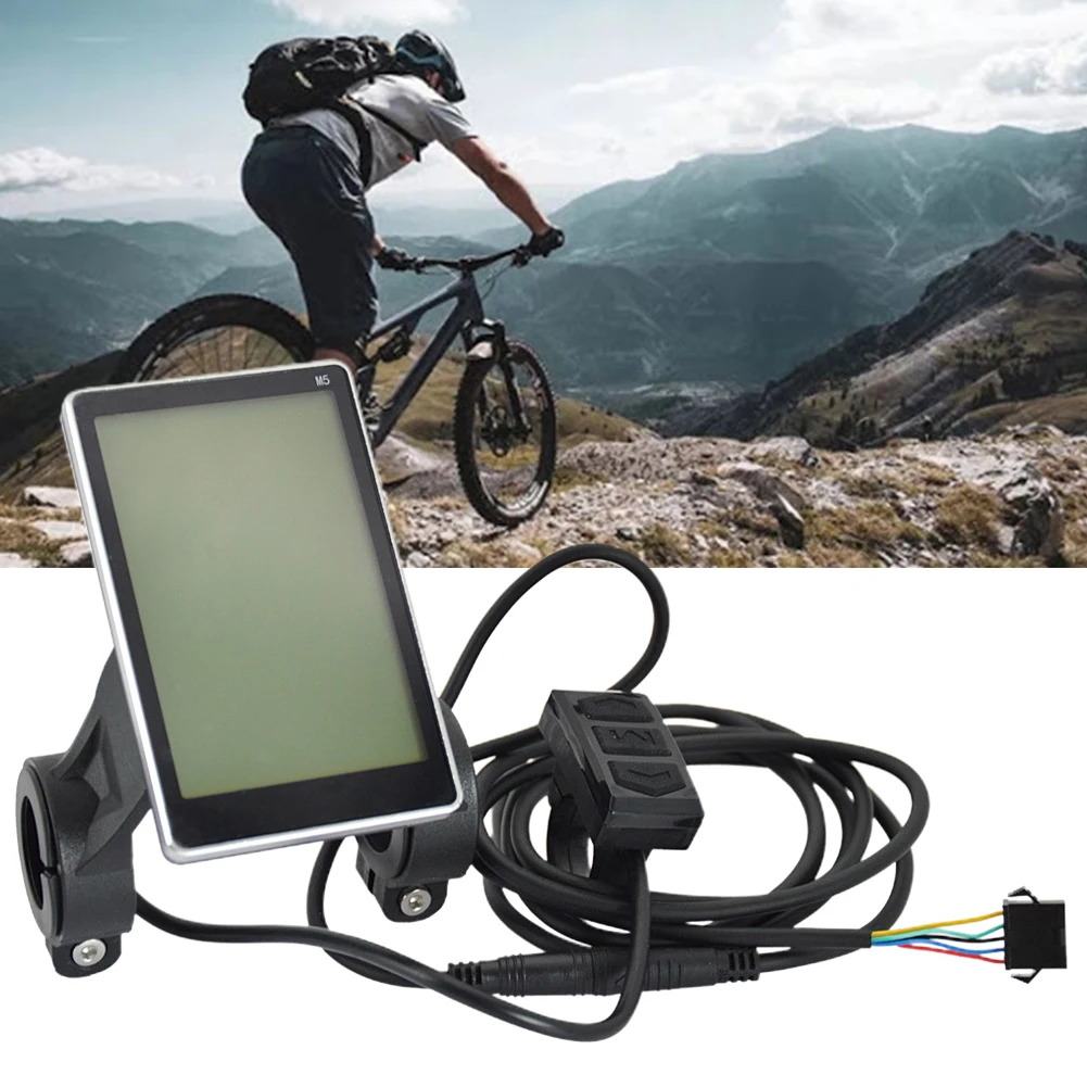 5pin-E-Bike-M5-LCD-Display-Screen-Electric-Scooter-Speedmeter-With ...