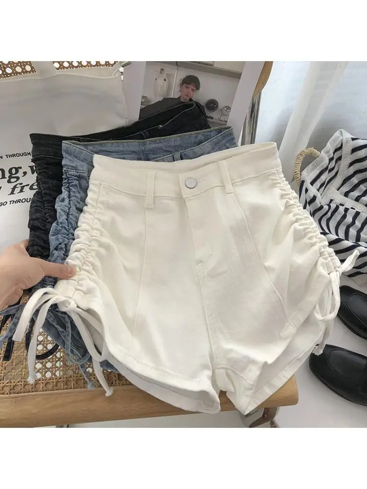 Summer Shorts Jeans High Waist Shorts Women's Denim Vintage Skinny ...