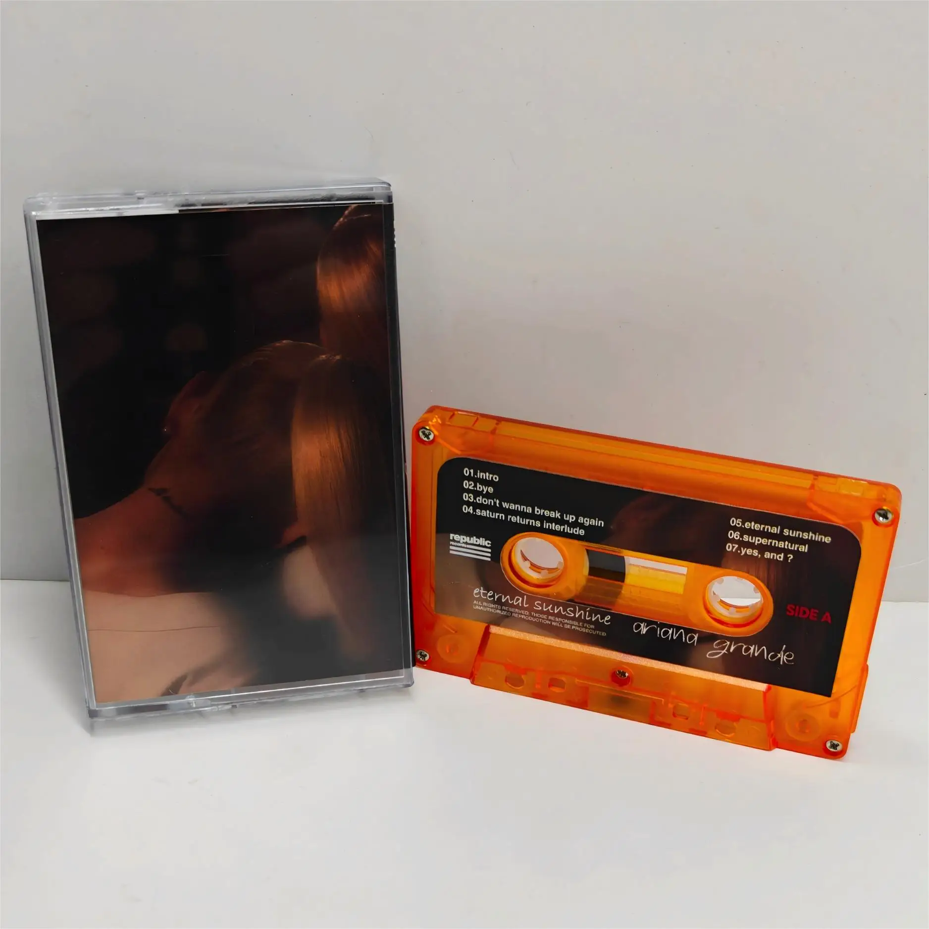 Pop AG Little Red Eternal Sunshine Album Cassettes Ariana Grande yes ...