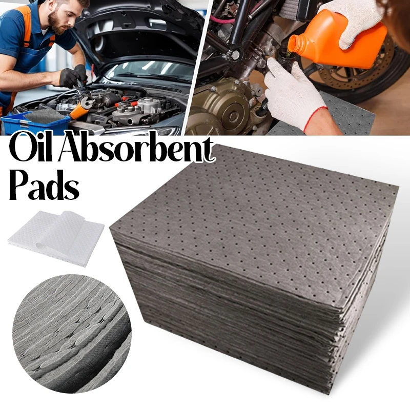 Oil Absorbent Pads Spill Absorbent Mats Oil Spill Pads For Oil-Based ...