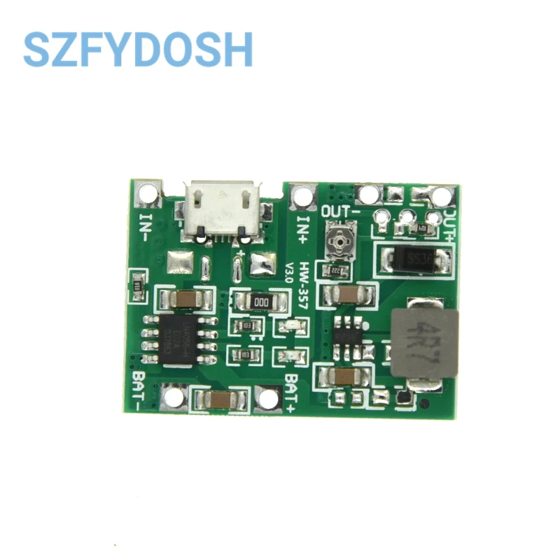 NEW 3.7V 4.2V Liter 9V 5V Multimeter Modified 18650 Lithium Battery ...