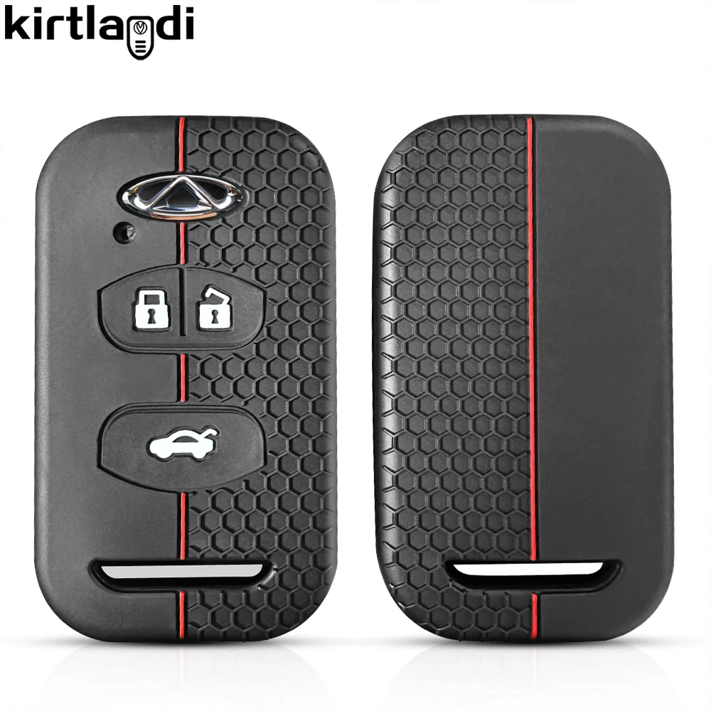 Silicone-Key-Case-Car-Key-Cover-Accessories-Holder-For-Chery-Tiggo-DR5 ...