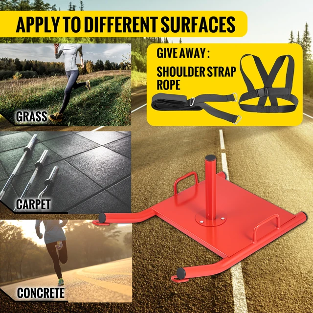 Vevor Súly Szán Push Pull Heavy Sled Drag Fitness Hd Power Speed ...