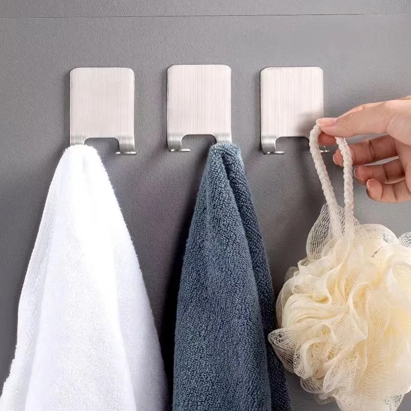 Bathroom-Stainless-Steel-Razor-Holder-Storage-Hook-Wall-Men-Shaving ...