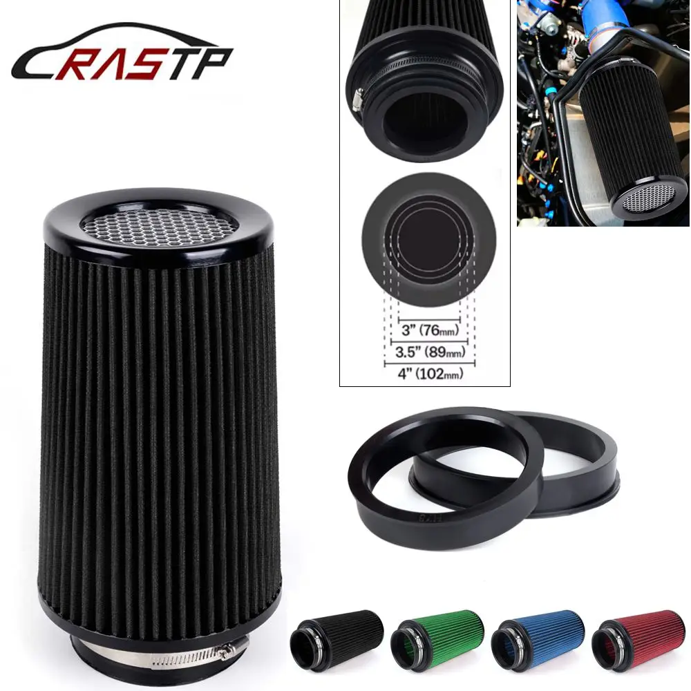 RASTP-3" 3.5" 4" Race Car High Flow Cold Air Intake Air Filter ...
