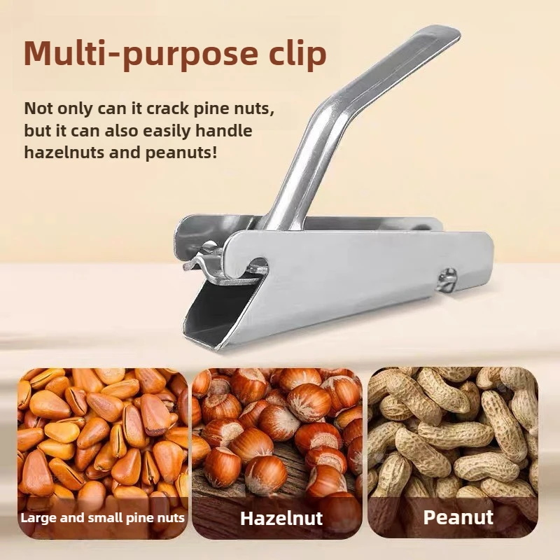 Modern Kitchen Nut Cracker Tool, Stainless Steel with Soft Touch ...