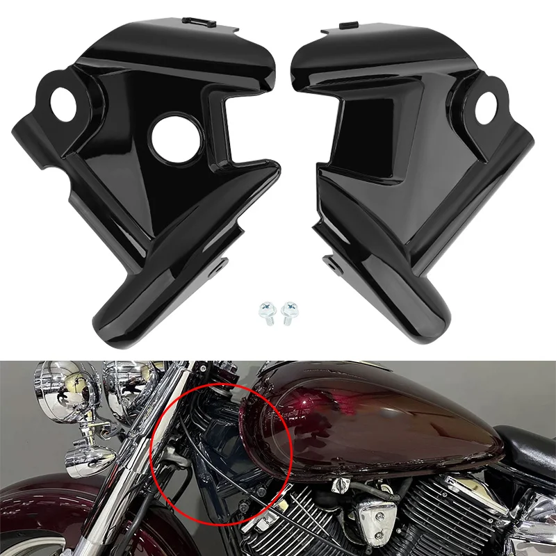 Motorcycle ABS Plastic Cowl Wire Covers Side Frame Guard Neck Cover For ...