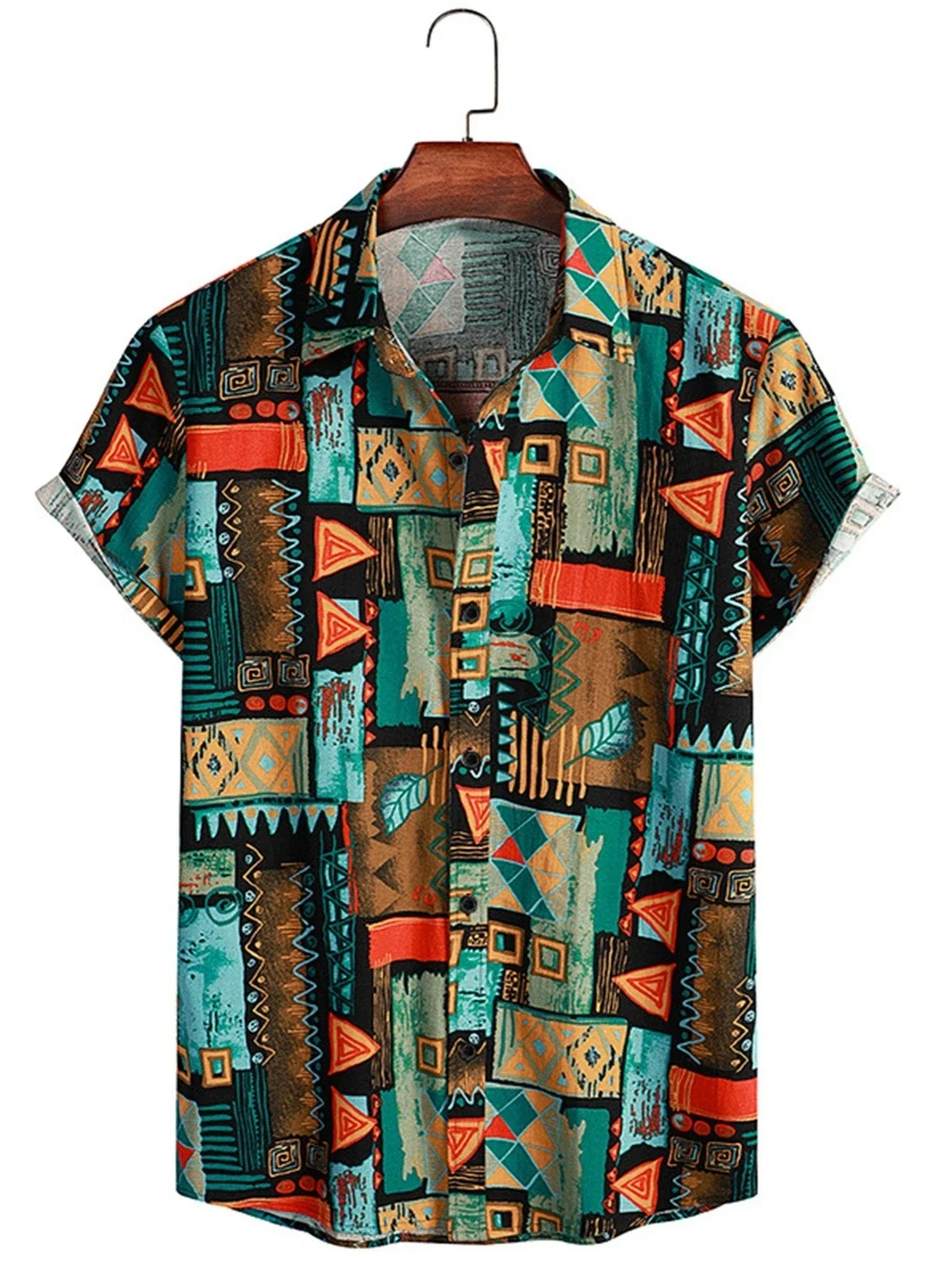 2024-Retro-Men-s-Hawaiian-Shirt-Fashion-3D-Printed-Short-Sleeved-Shirt ...