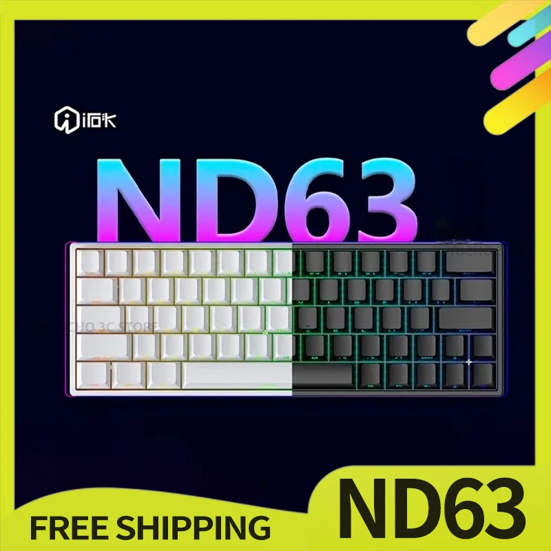 New-Irok-Nd63-Pro-Keyboard-Magnetic-Switch-Hotswap-E-Sports-Mechanical ...