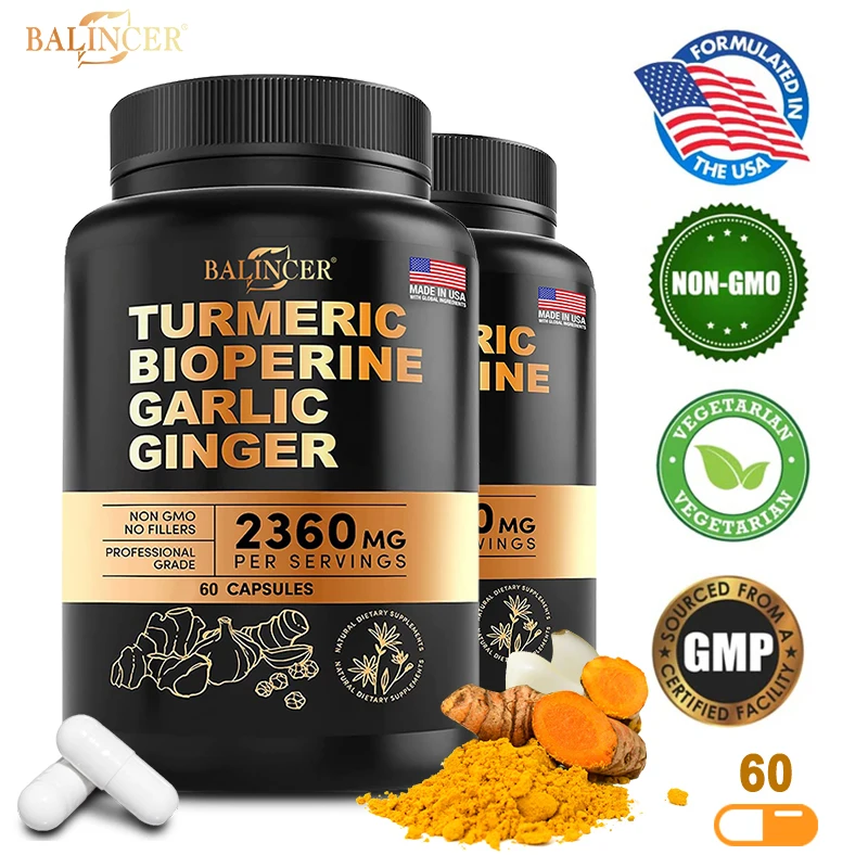 Curcumin Capsules - Relieves Joint Pain, Supports Heart, Good Health ...