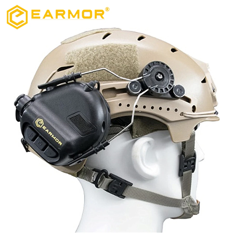 EARMOR HeadSet ARC & EXFIL Helmet Rails Adapter Attachment Kit Tactical ...