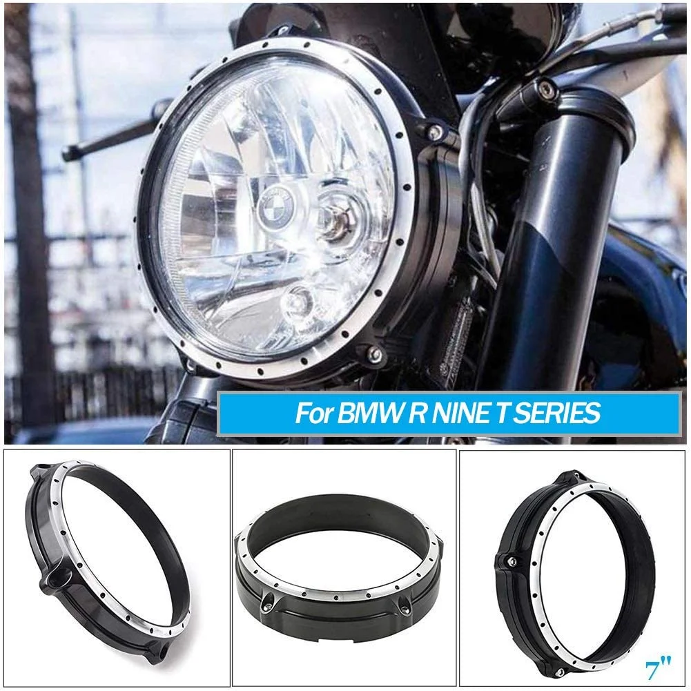 Headlight Headlamp Bezel Trim Ring Cover Protector Rim For BMW R Nine T ...