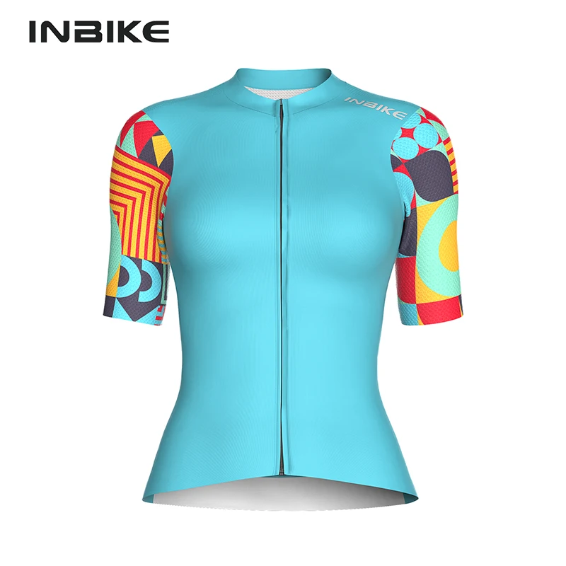 INBIKE-Women-s-Cycling-Short-Sleeve-Bicycle-Top-Shirts-Slim-Fit ...