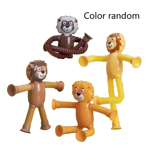 Y55B Animal Popping Tube Fidgeting Sensory Toy for Kids ADHD & Autisms ...