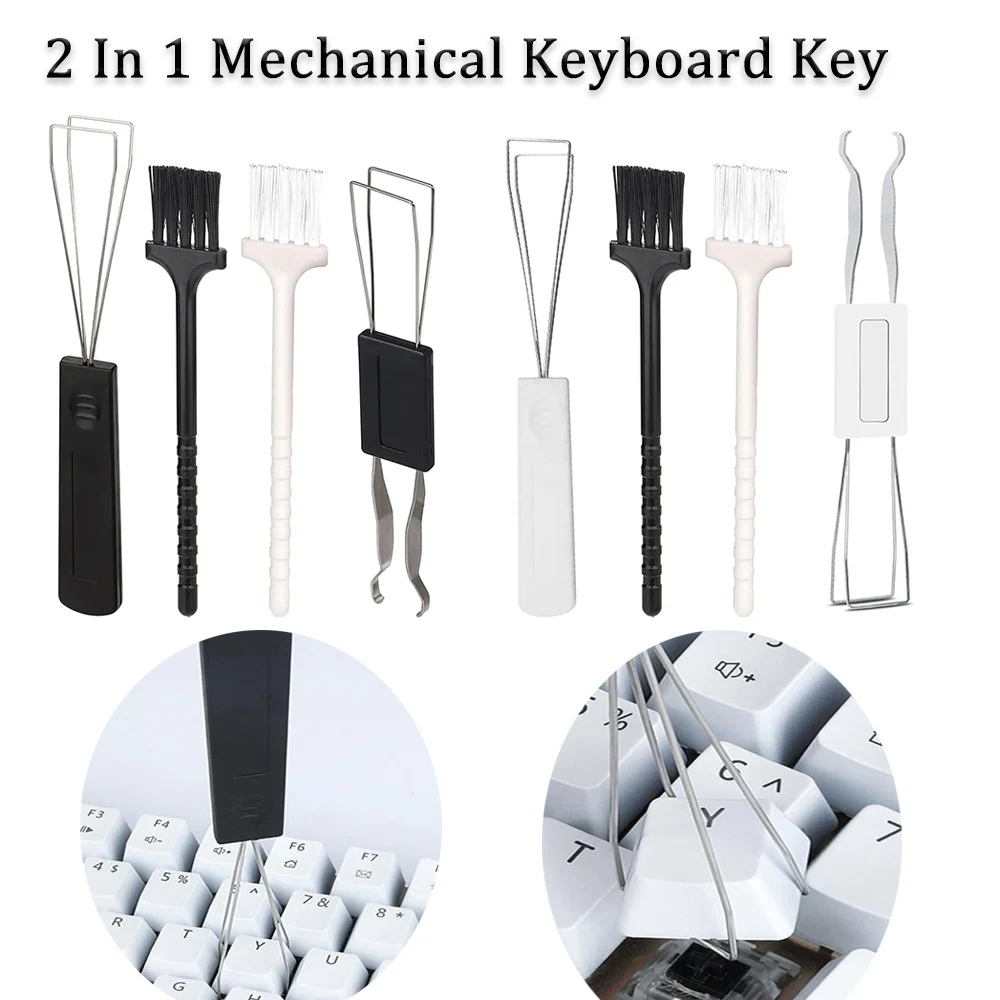 2 In 1 Mechanical Keyboard Key Cap Puller Universal Keycap Shaft Remover Key Board Button ...