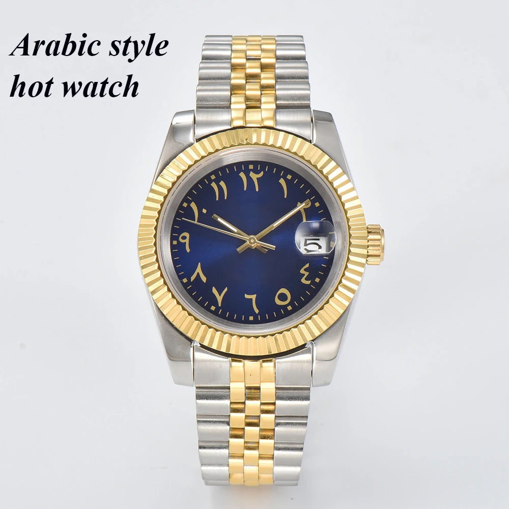 Man-Watch-NH35-Automatic-Movement-Arabic-Watch-Watches-for-Men ...
