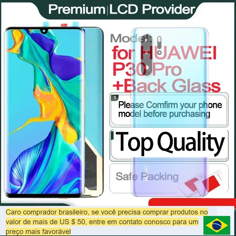 Original functions LCD with Frame Replacement for HUAWEI P30 Pro, Touch ...