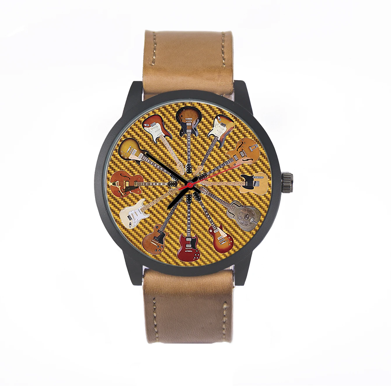 Bass Design Men's Watch Original Brand Watches Gift Guitar Music Lovers ...