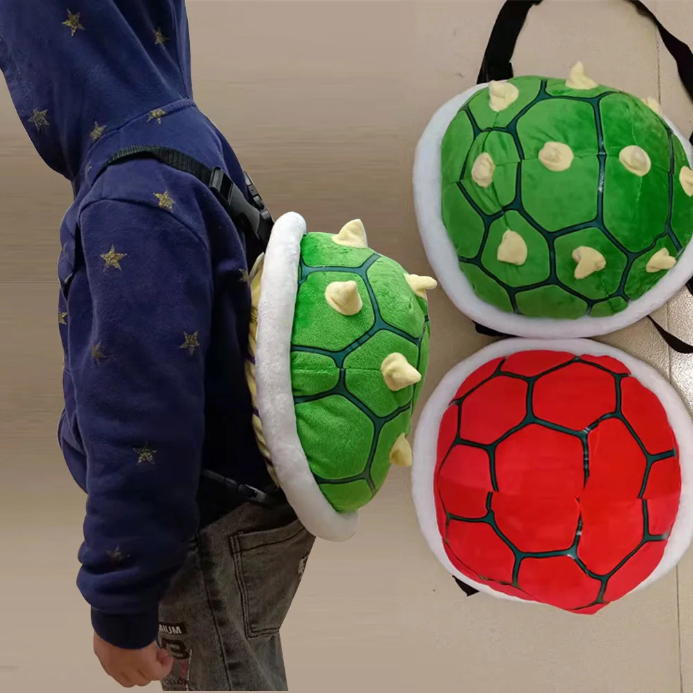 30cm-Super-Turtle-Bowserr-School-Bag-Tortoise-Shell-Green-Plush ...