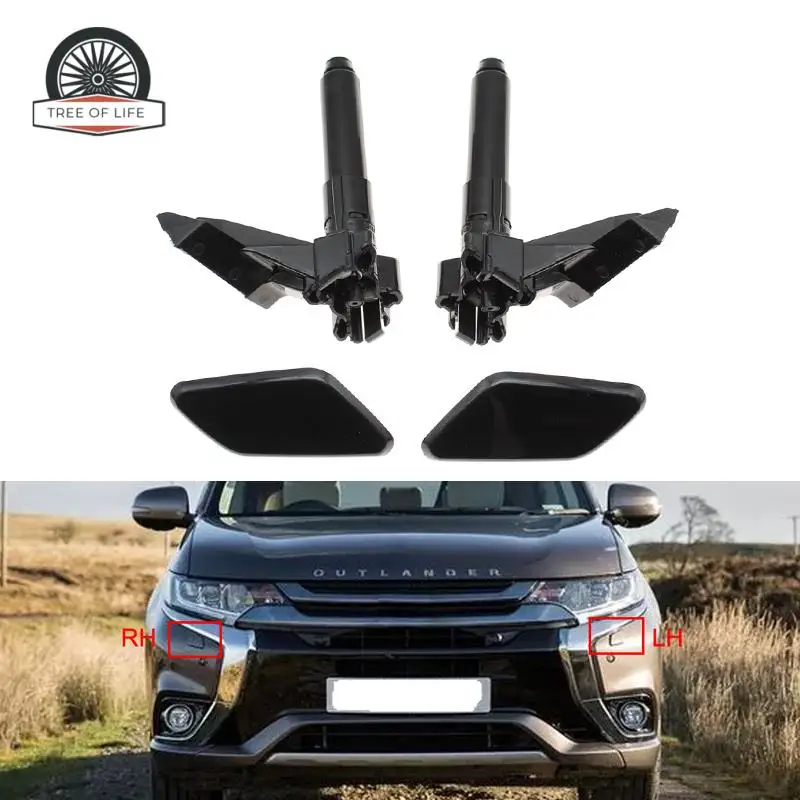 For-Mitsubishi-Outlander-2016-2017-2018-2019-Front-Bumper-Headlight ...