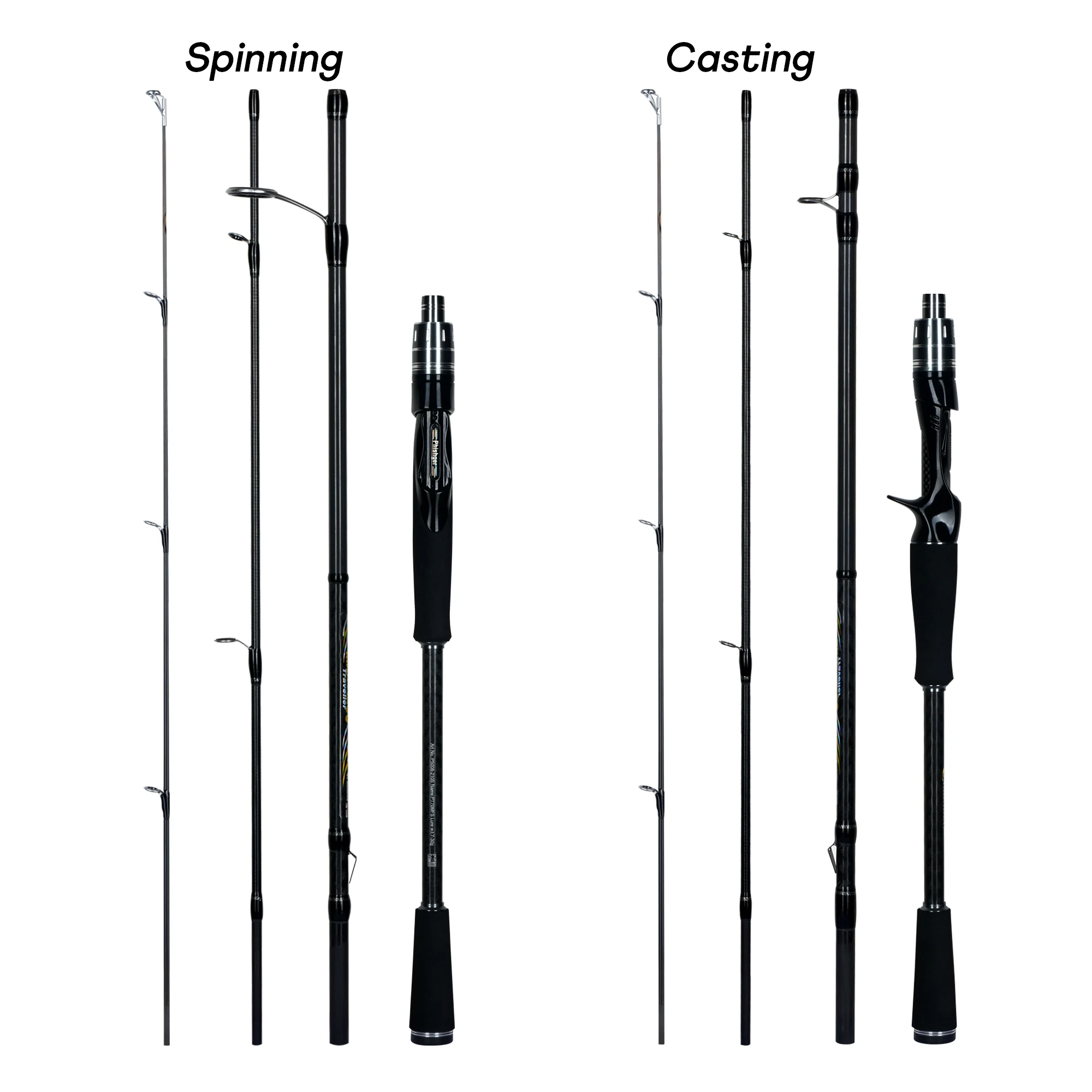 MAXIMUS Ultralight Carbon Fishing Rod 30T Fast Action Spinning ...