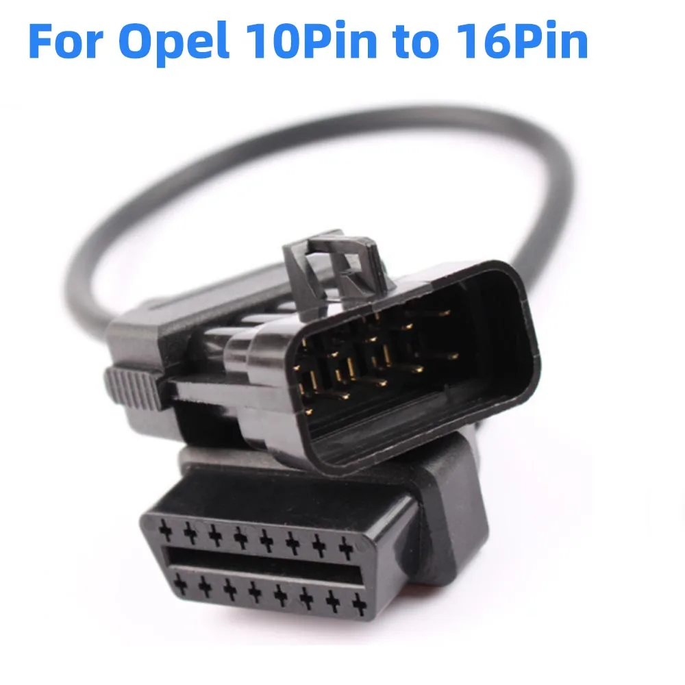 10Pin OBD OBD2 Stecker Kabel Funktioniert Für Vauxhall / Opel OPCOM Diagnose Adapter Opel 10 Pin ...