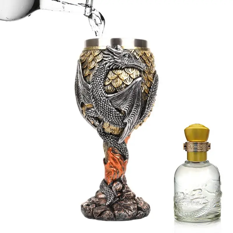 Dragon-Goblet-Dragon-Goblets-Stainless-Steel-Medieval-Drinking-Cup ...