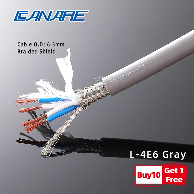 CANARE-L-4E6-4-core-Microphone-Audio-Cable-Shielded-Signal-Recording ...