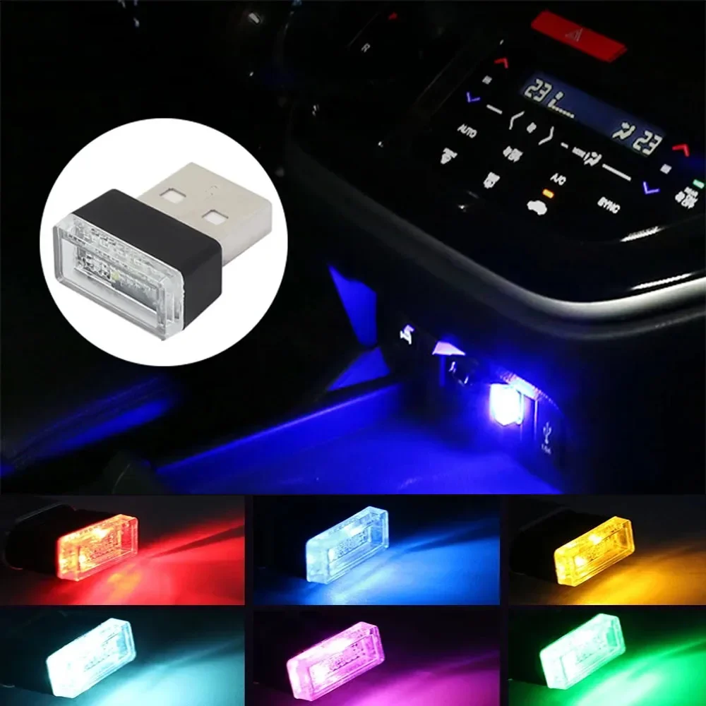 Mini-LED-Car-Light-USB-Auto-Interior-Atmosphere-Light-Neon-Ambient ...
