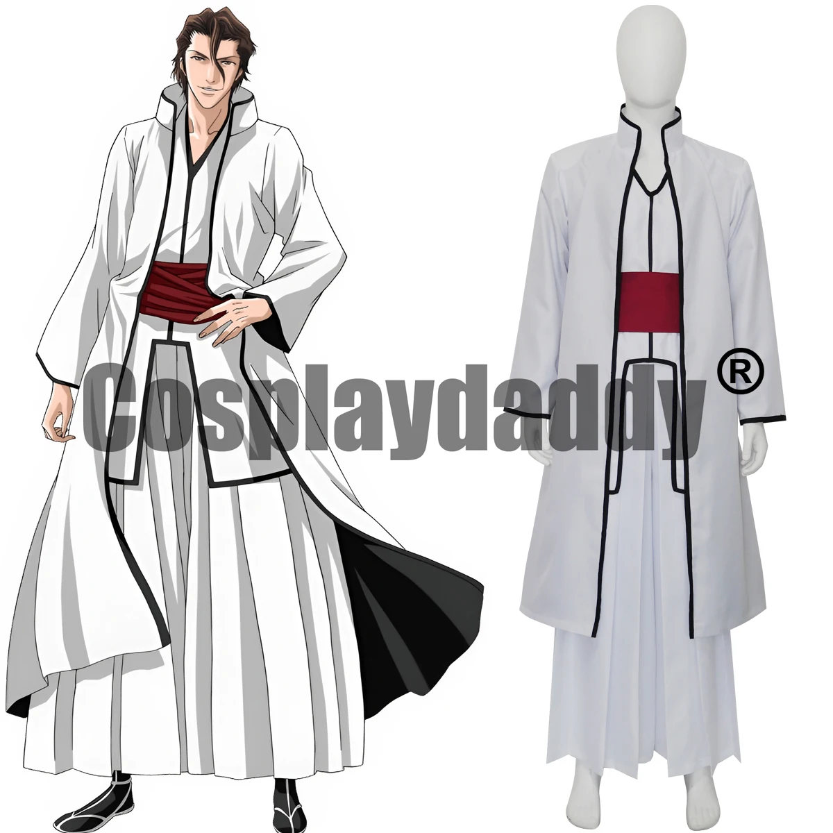 IN STOCK Bleach Leader of the Arrancar Army Sosuke Aizen Cosplay ...