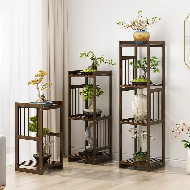 Living Room Cabinet Bookshelf Floor Shelves Household Plant Shelf ...