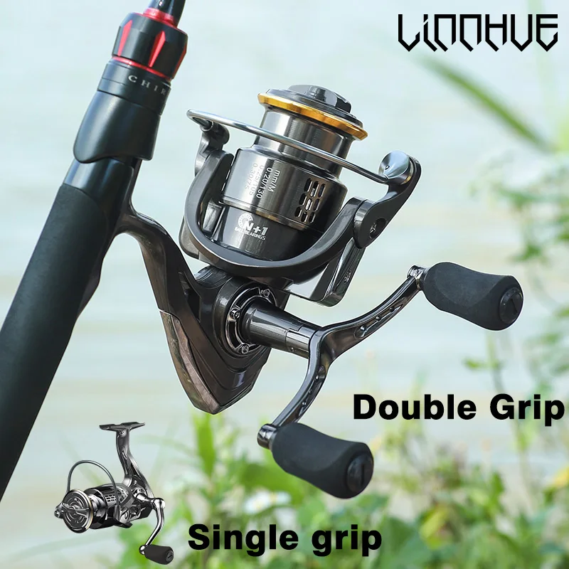 Linnhue Fishing Reel Double Handle | Spinning Reel Double Handle ...