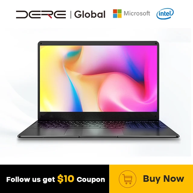 DERE R9 Pro Laptops 15.6 Inch Intel Celeron N5095 12GB RAM 512 SSD 1920 ...