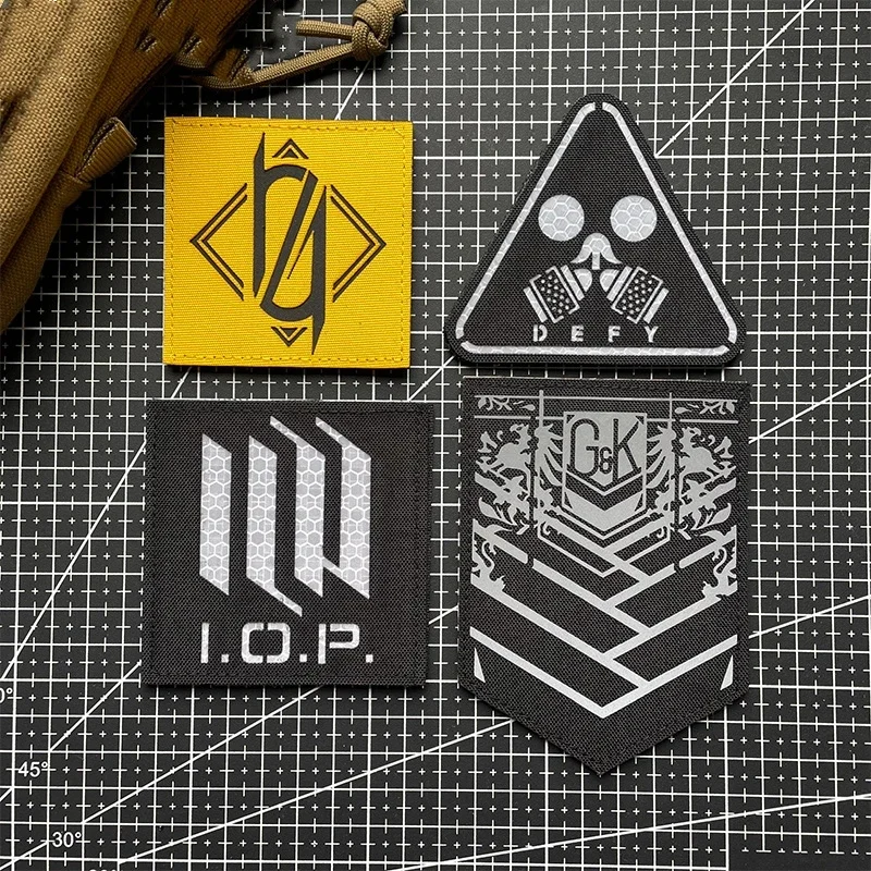 Girls-Frontline-Reflective-Patch-Griffin-Armband-404-Team-Morale-Badges ...
