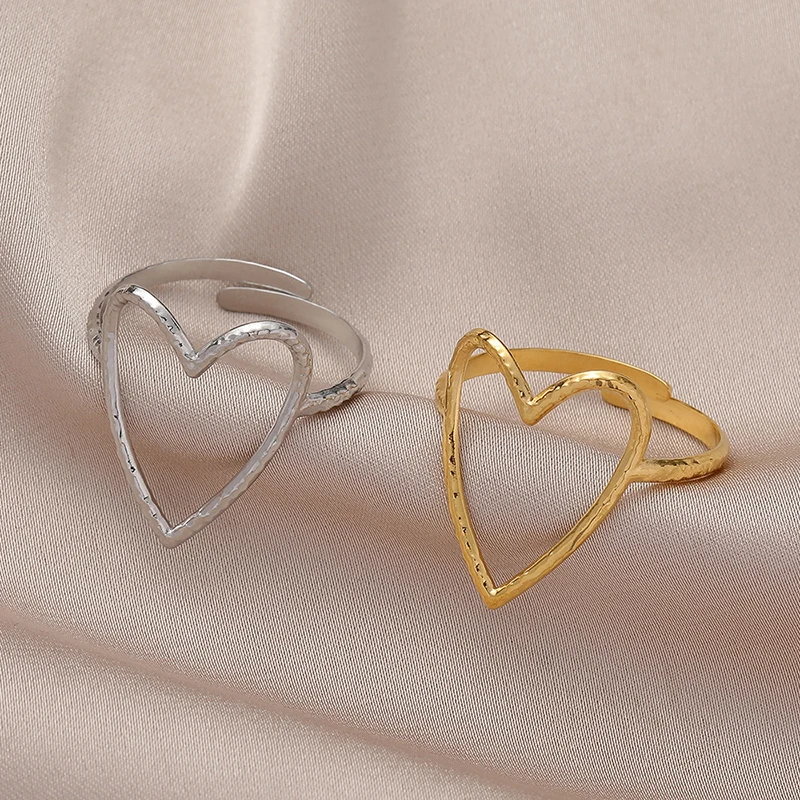 Open Heart Rings For Women