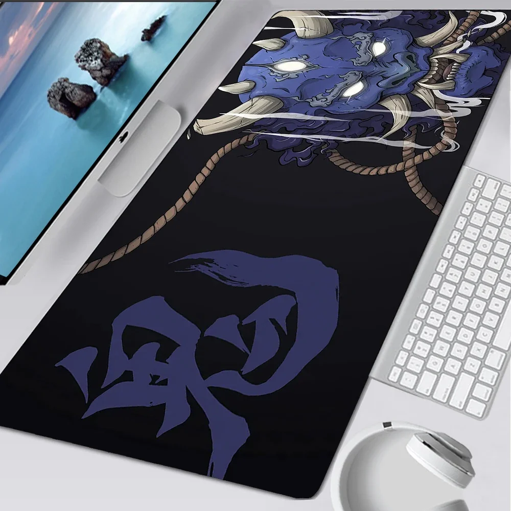 Purple and black Mouse Pad Anime Laptop Deskmat Gaming Mousepad Large ...