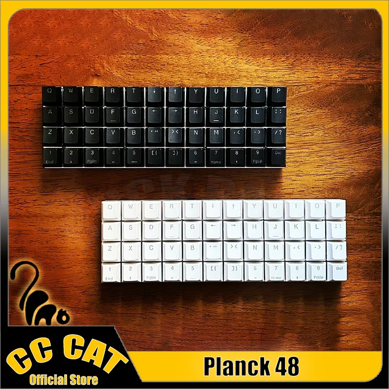 Planck 48 Wired Keyboards Full 1u Orthogonal Inline Keyboard Single ...