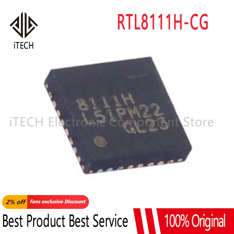 100-New-Original-RTL8111H-CG-Package-QFN-32-New-Original-Genuine ...