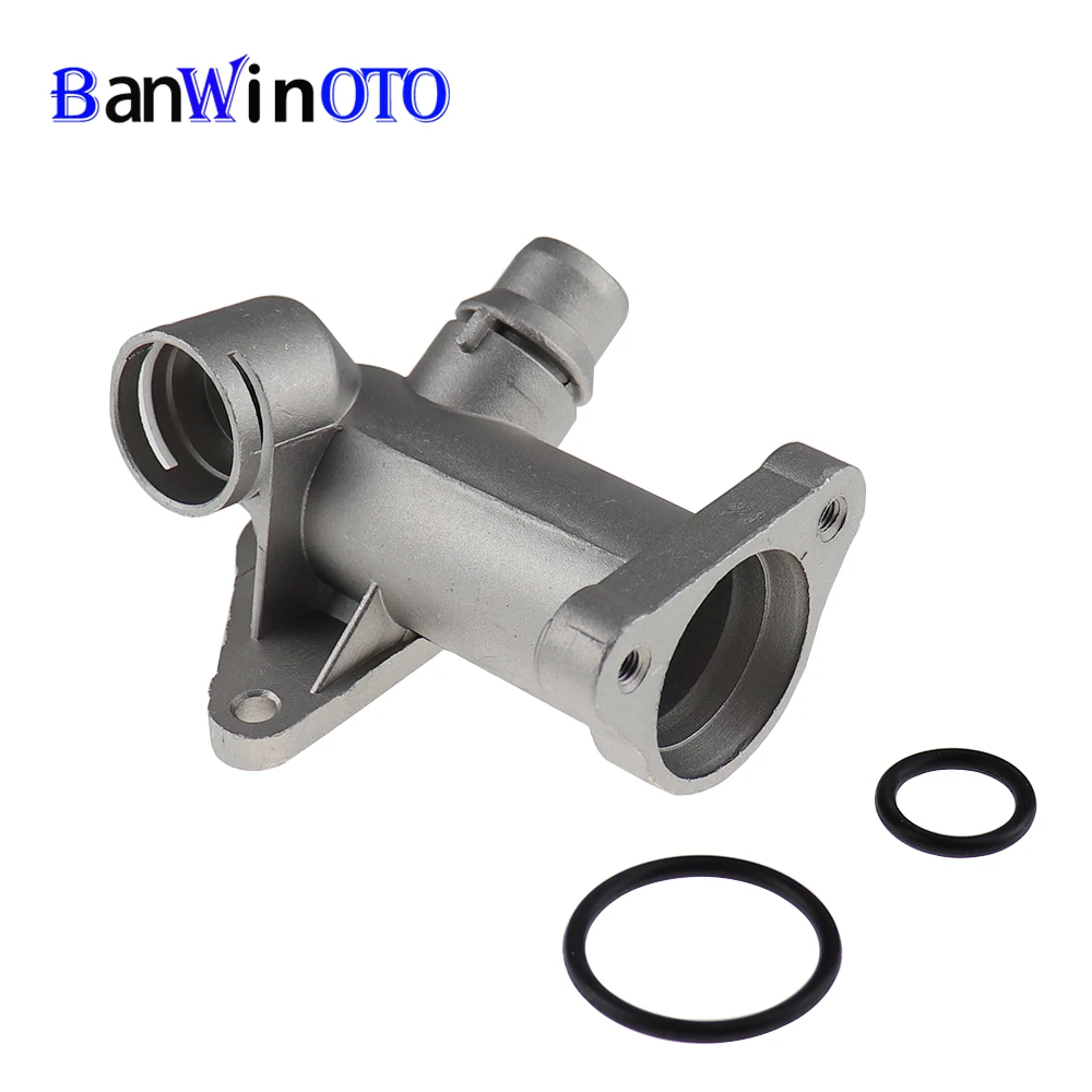 Aluminium Cooling Radiator Coolant Hose Connector Water Outlet Flange ...