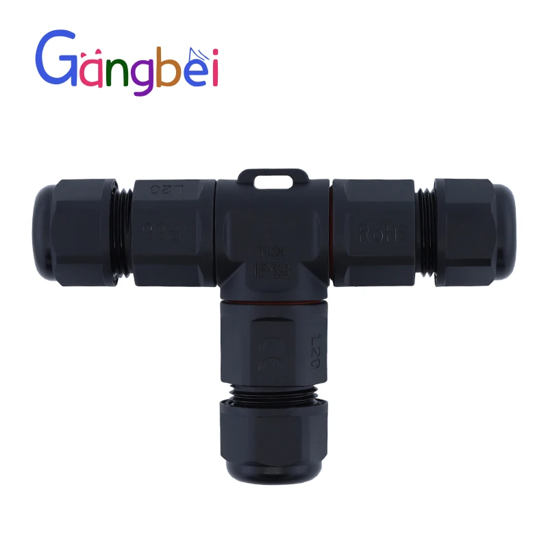 IP68 TL20 T Shape Waterproof Connector 2Pin 3Pin Quick Terminal ...