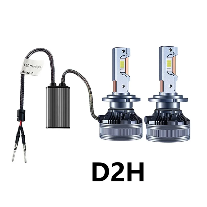 D2H-LED-Headlight-Bulb-Car-Light-160W-12V-Super-Bright-Canbus-Auto-Lamp ...
