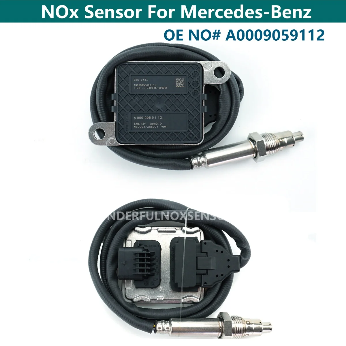 A0009059112-Original-New-Nitrogen-Oxygen-NOx-Sensor-12V-For-Mercedes ...